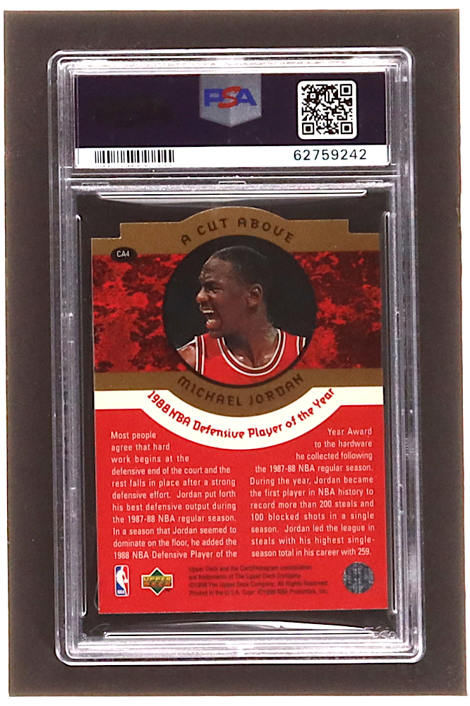 Michael Jordan 1996-97 Collector's Choice Jordan A Cut Above #CA4 ...