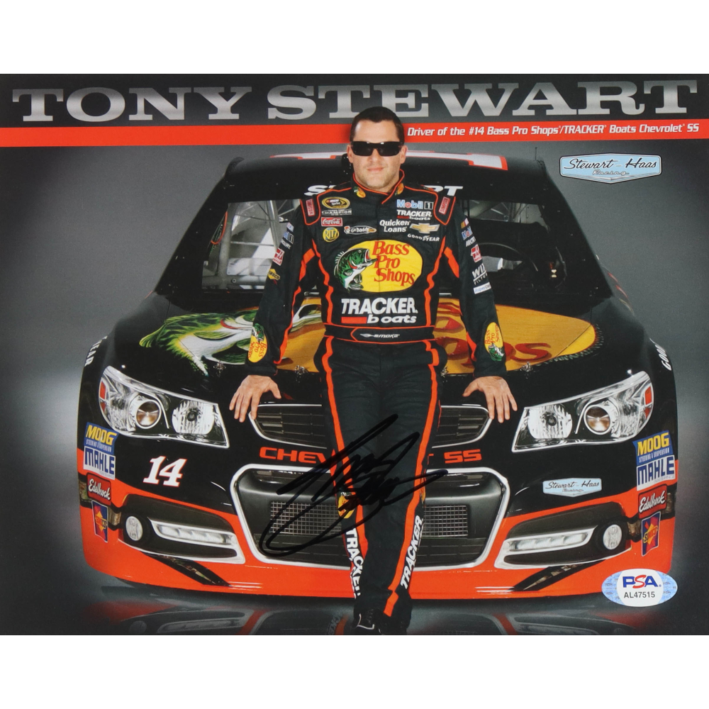 Tony Stewart Signed NASCAR 8x10 Photo (PSA) | Pristine Auction
