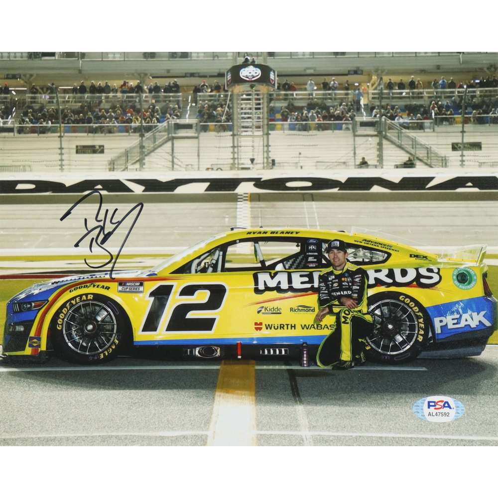 Ryan Blaney Signed NASCAR 8x10 Photo (PSA) | Pristine Auction