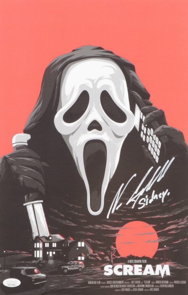 Neve Campbell Signed "Scream" 12x18 Movie Poster Photo Inscribed ...
