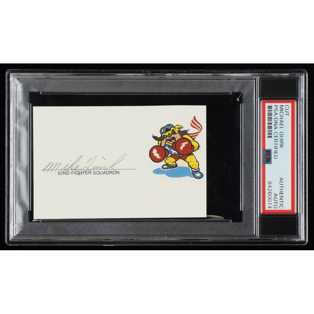 Michael Quirk Signed Cut (PSA) | Pristine Auction
