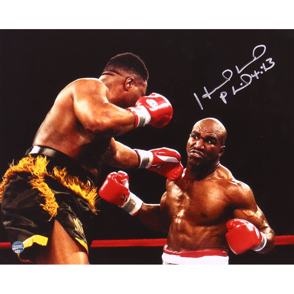 Evander Holyfield Signed 8x10 Photo (Steiner) | Pristine Auction