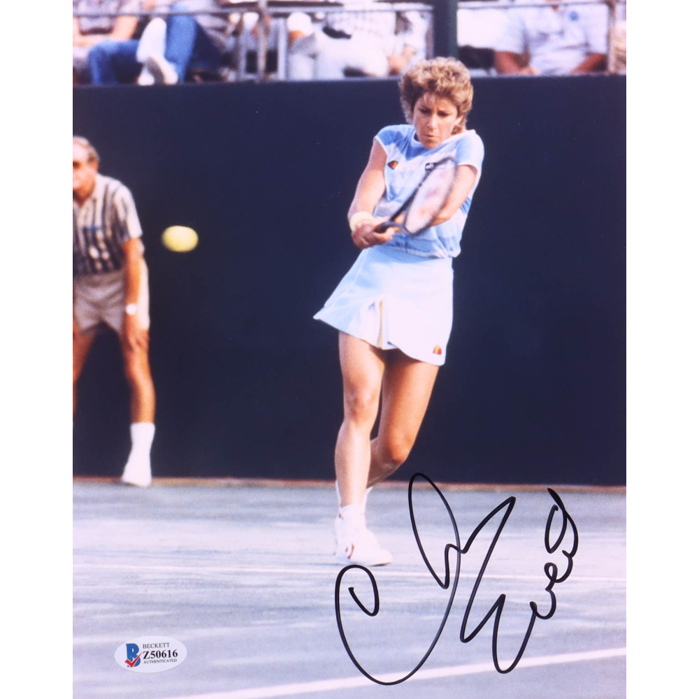 Chris Evert Signed 8x10 Photo (Beckett) | Pristine Auction