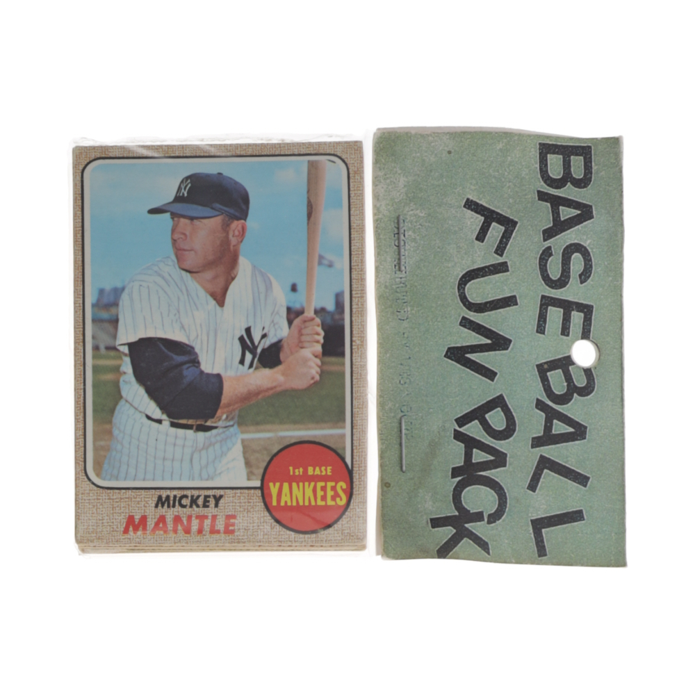 1968 Topps Baseball Card Fun Pack with (10) Cards | Pristine Auction