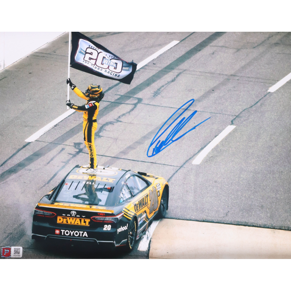 Christopher Bell Signed NASCAR 2022 Martinsville Win Celebration | JGR ...