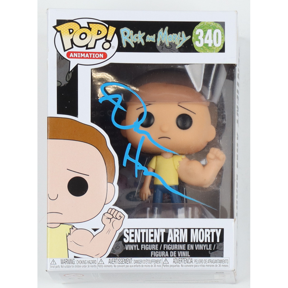 Dan Harmon Signed "Rick and Morty" #340 Sentient Arm Morty Funko Pop ...
