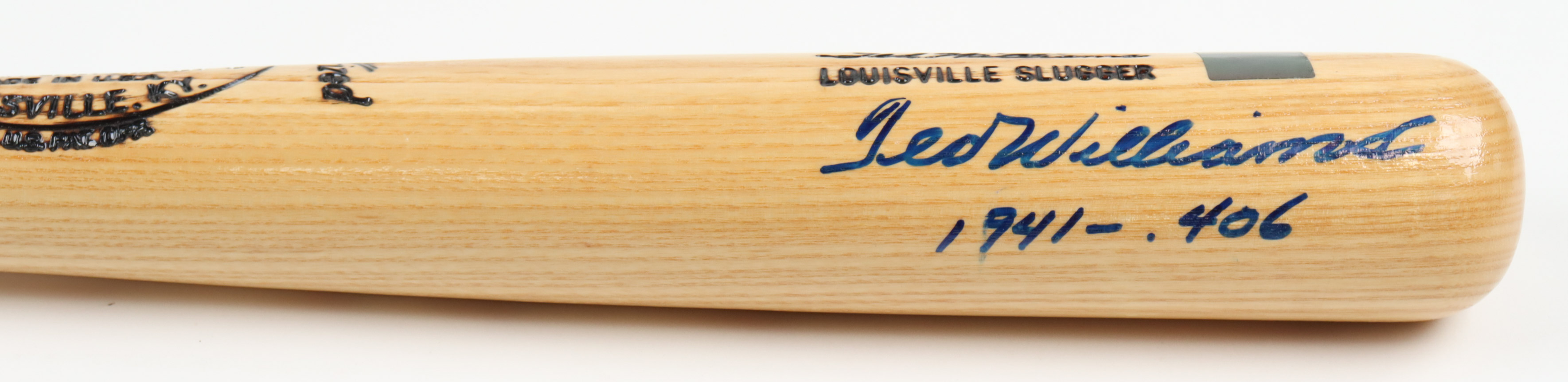 Ted Williams Signed Louisville Slugger Player Model Baseball Bat ...