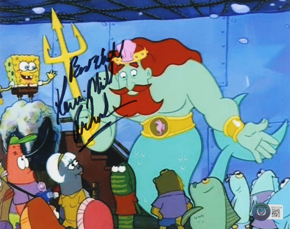 Kevin Michael Richardson Signed "SpongeBob SquarePants" 8x10 Photo ...