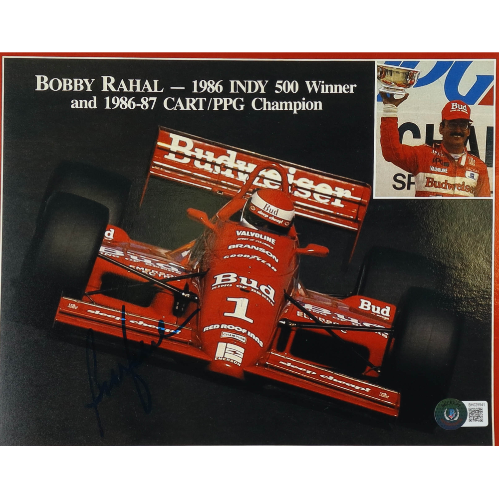 Bobby Rahal Signed 8x10 Photo (Beckett) | Pristine Auction