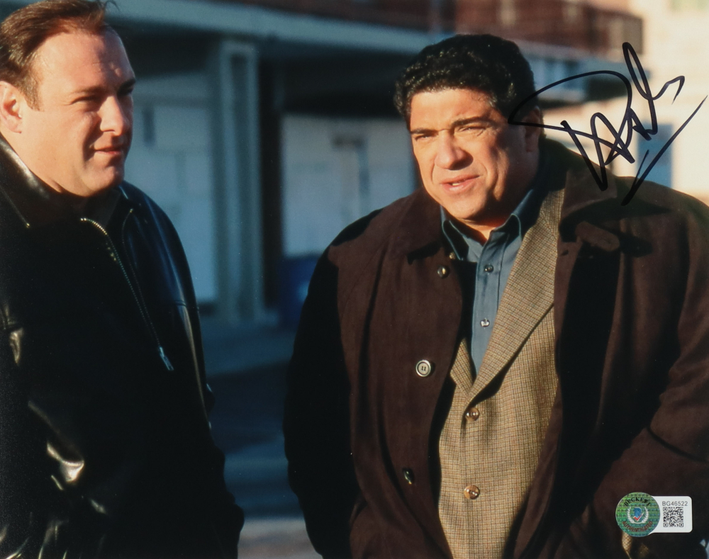 Vincent Pastore Signed "The Sopranos" 8x10 Photo (Beckett) | Pristine ...