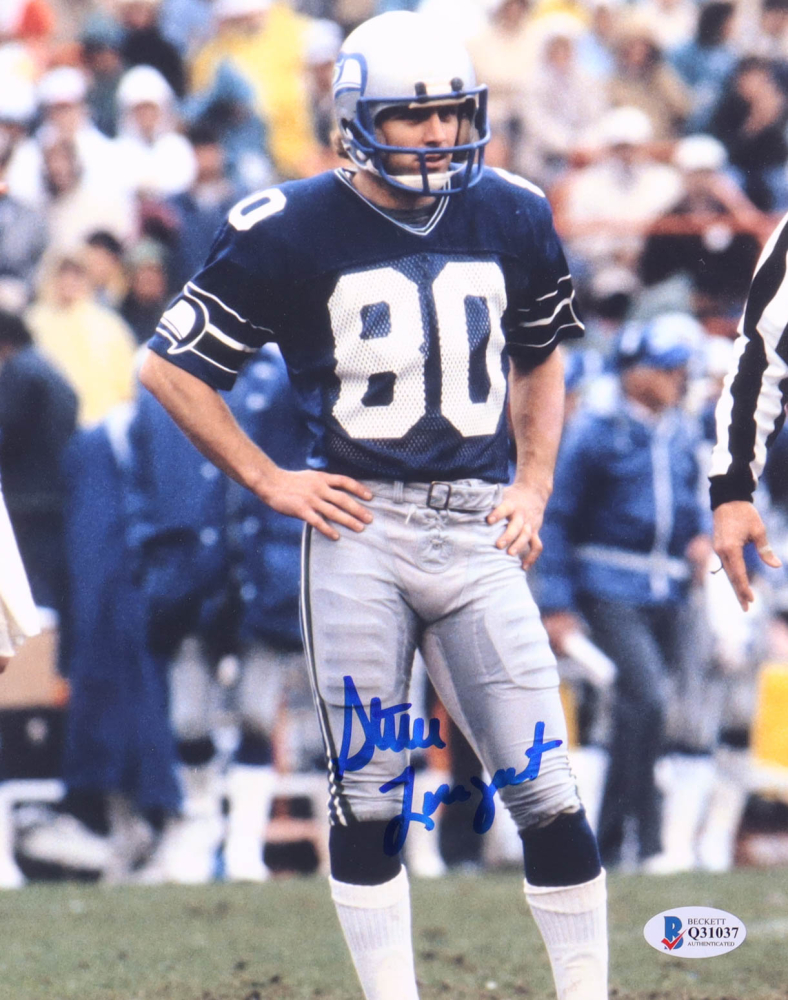 Steve Largent Signed Seahawks 8x10 Photo (Beckett) | Pristine Auction