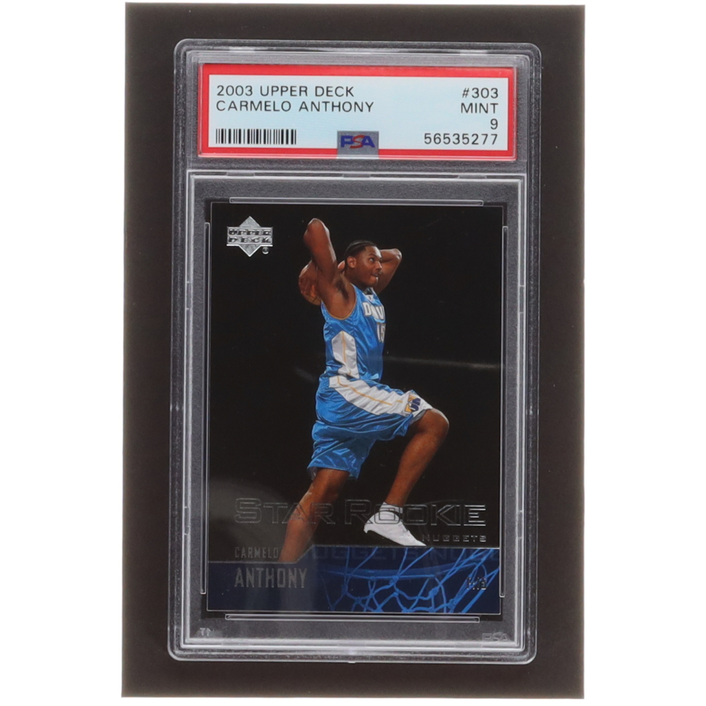 Carmelo Anthony 2003-04 Upper Deck #303 RC (PSA 9) | Pristine Auction