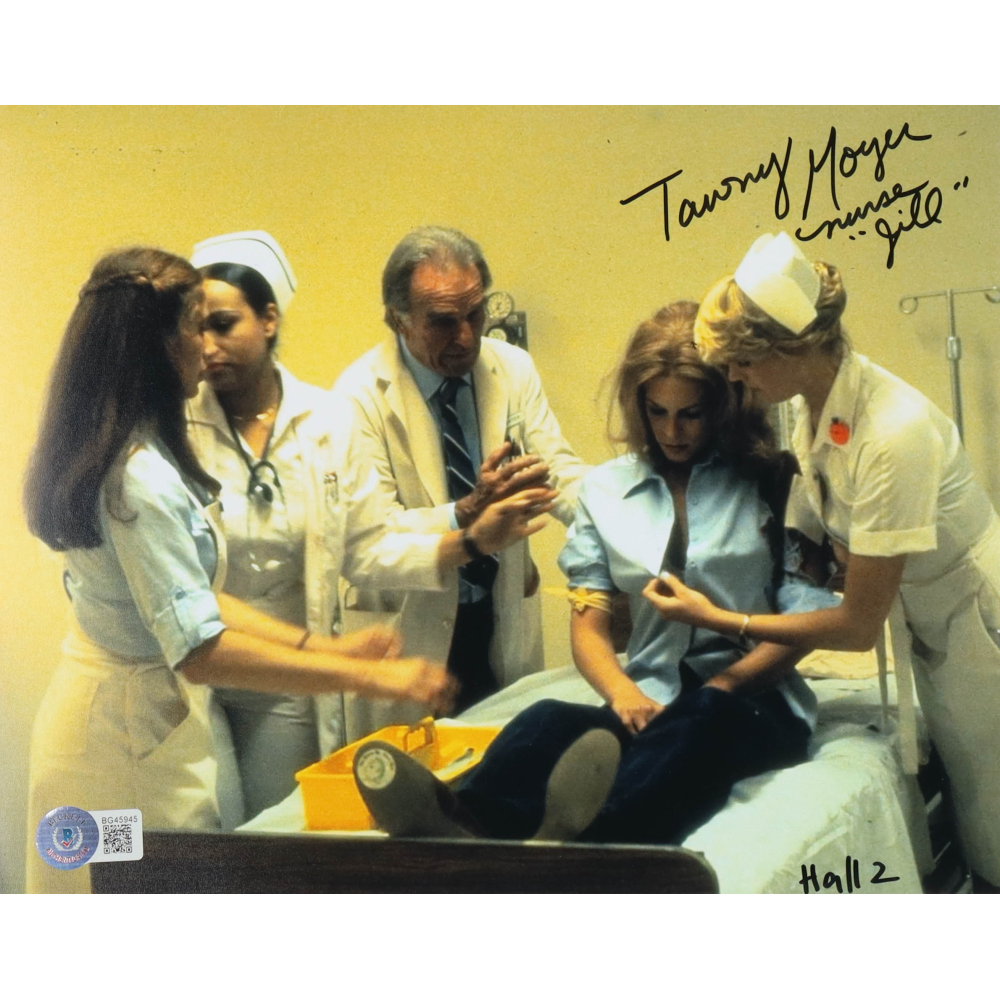 Tawny Moyer Signed "Halloween II" 8x10 Photo Inscribed "'Nurse Jill'" & "Hall 2" (Beckett ...