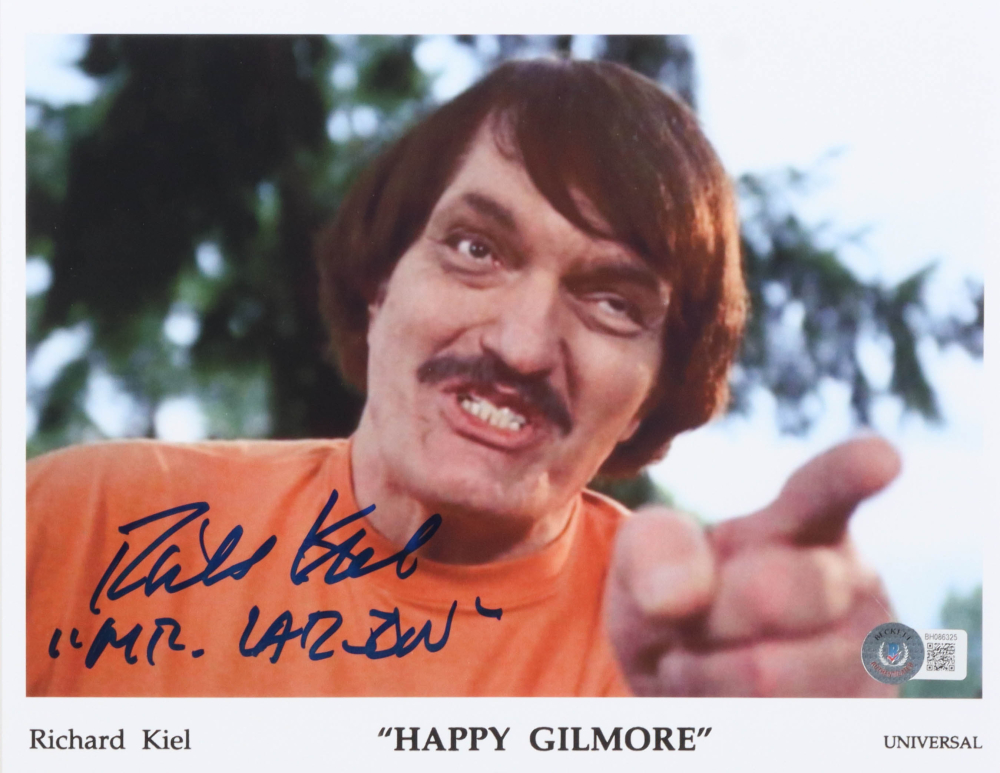 Richard Kiel Signed "Happy Gilmore" 8x10 Photo Inscribed "Mr. Larson ...