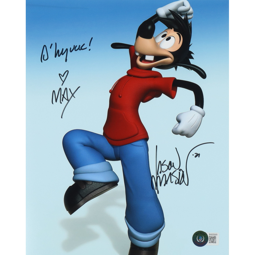 Jason Marsden Signed 8x10 Photo Inscribed "Max" & "A'hyuuc!" with Hand ...