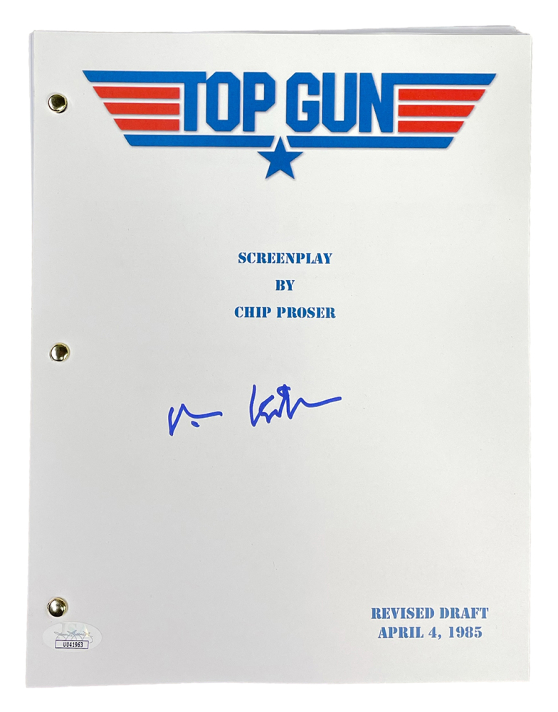 Val Kilmer Signed "Top Gun" Movie Script (JSA) | Pristine Auction