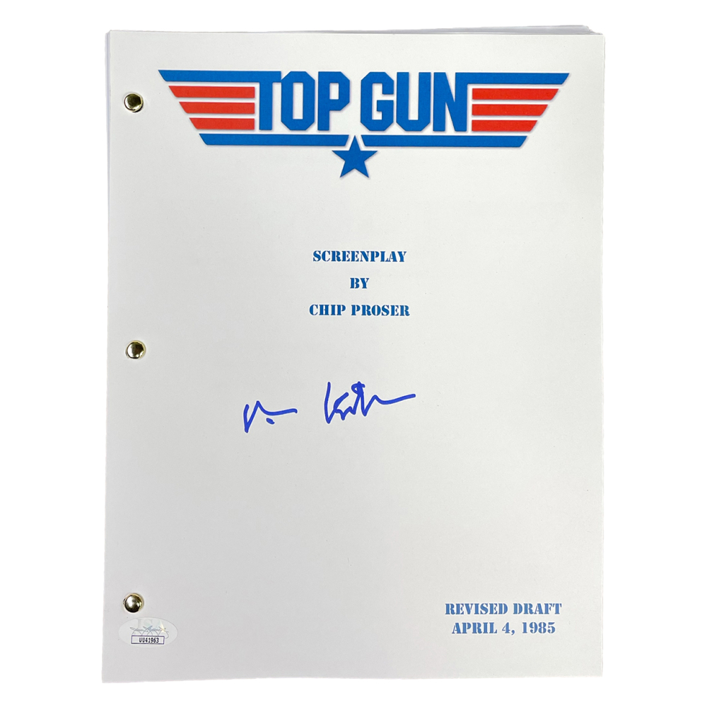 Val Kilmer Signed "Top Gun" Movie Script (JSA) | Pristine Auction