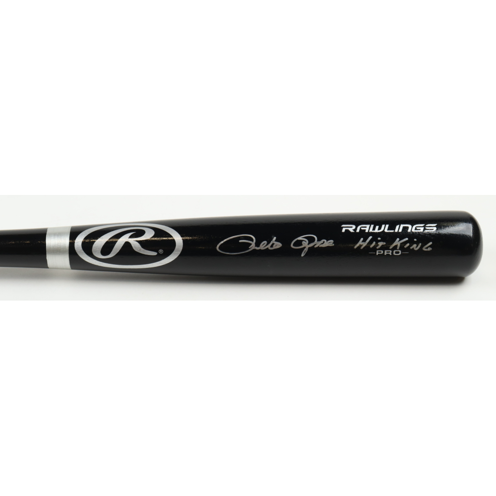 Pete Rose Signed Louisville Slugger Player Model Baseball Bat Inscribed ...