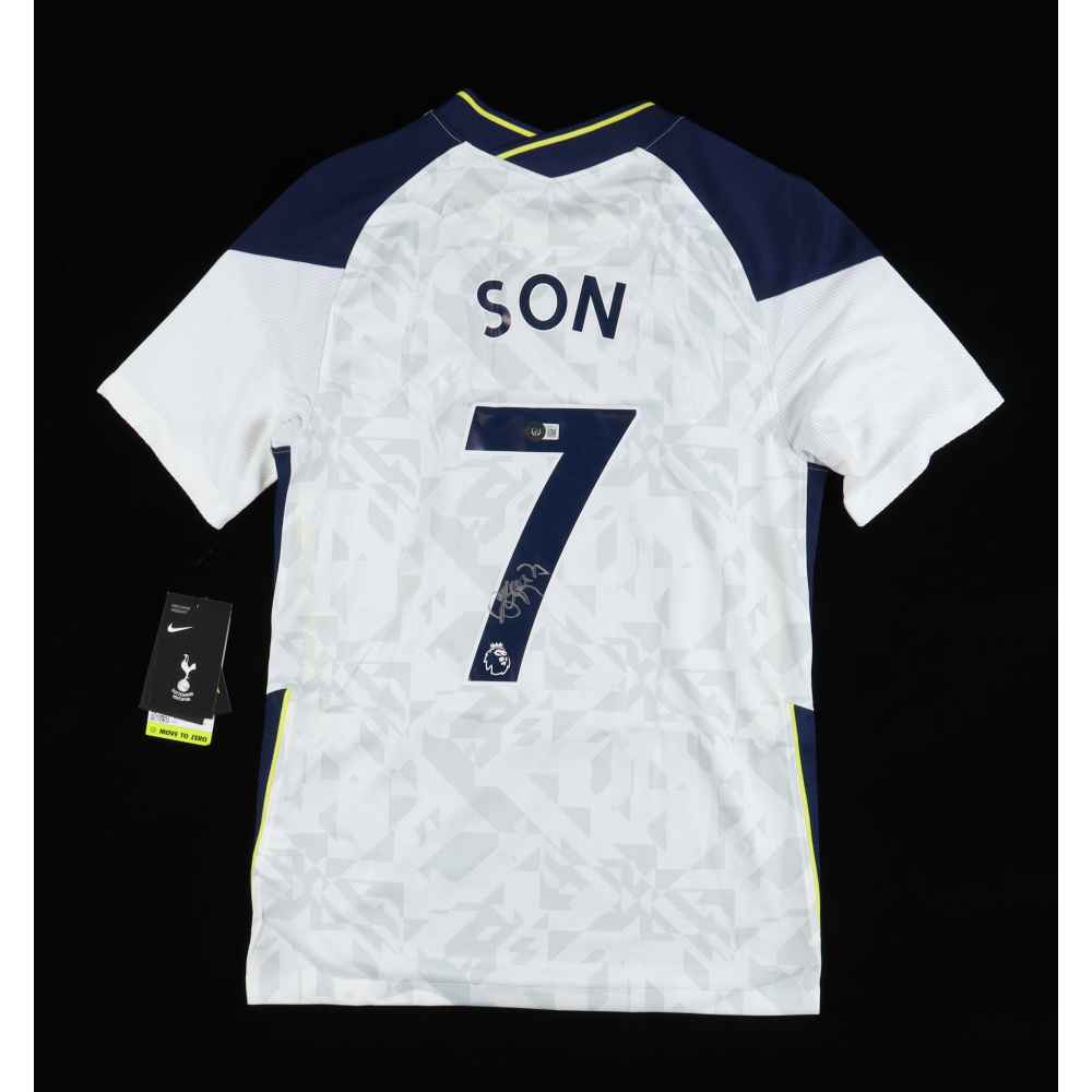 Son Heung Min Signed Tottenham Jersey Beckett Pristine Auction 