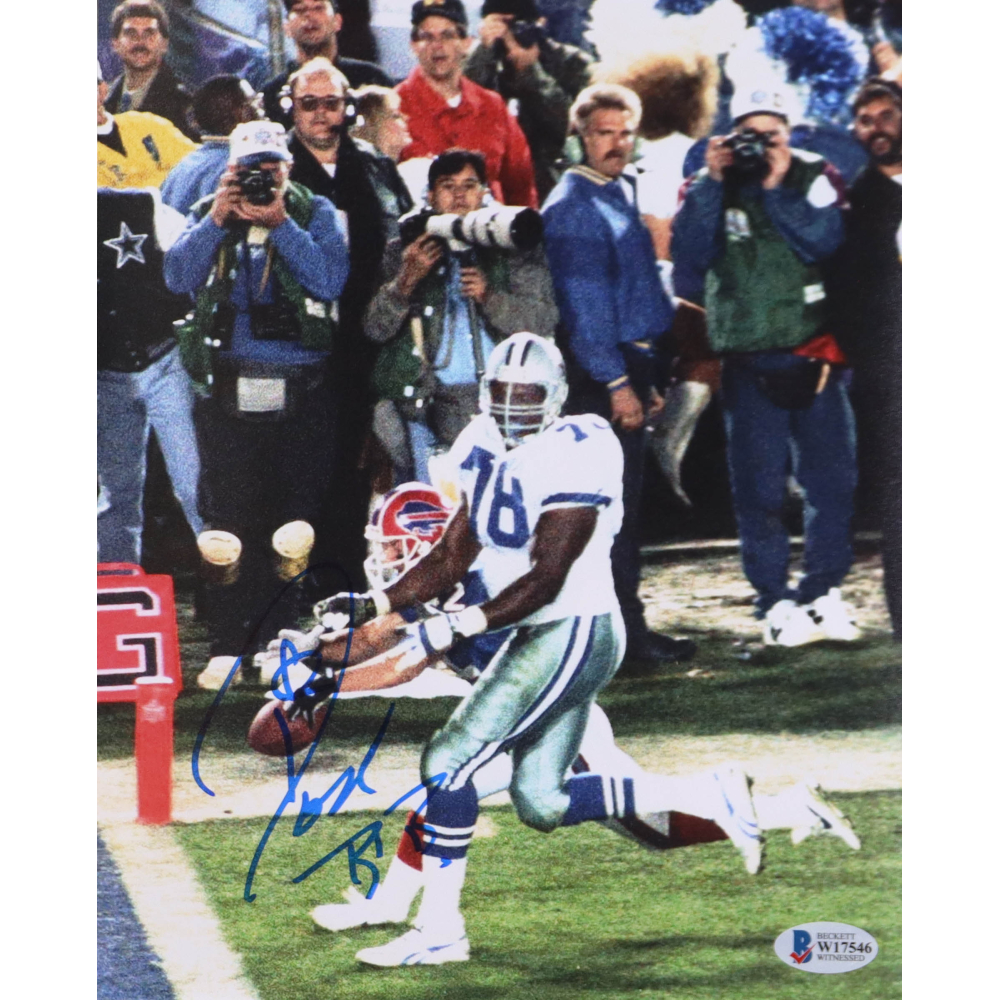 Don Beebe Signed Bills 8x10 Photo (Beckett) | Pristine Auction