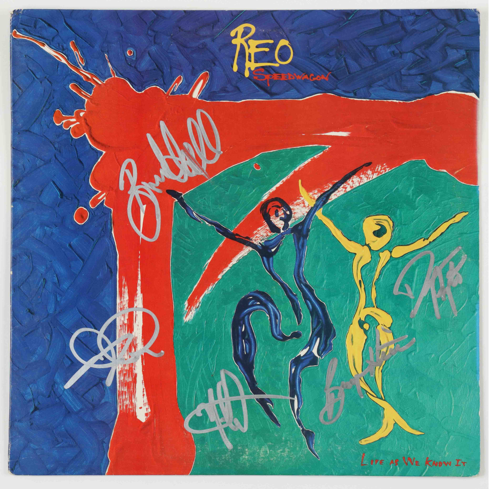 Bruce Hall, Kevin Cronin, Dave Amato, Bryan Hitt & Neal Doughty Signed ...