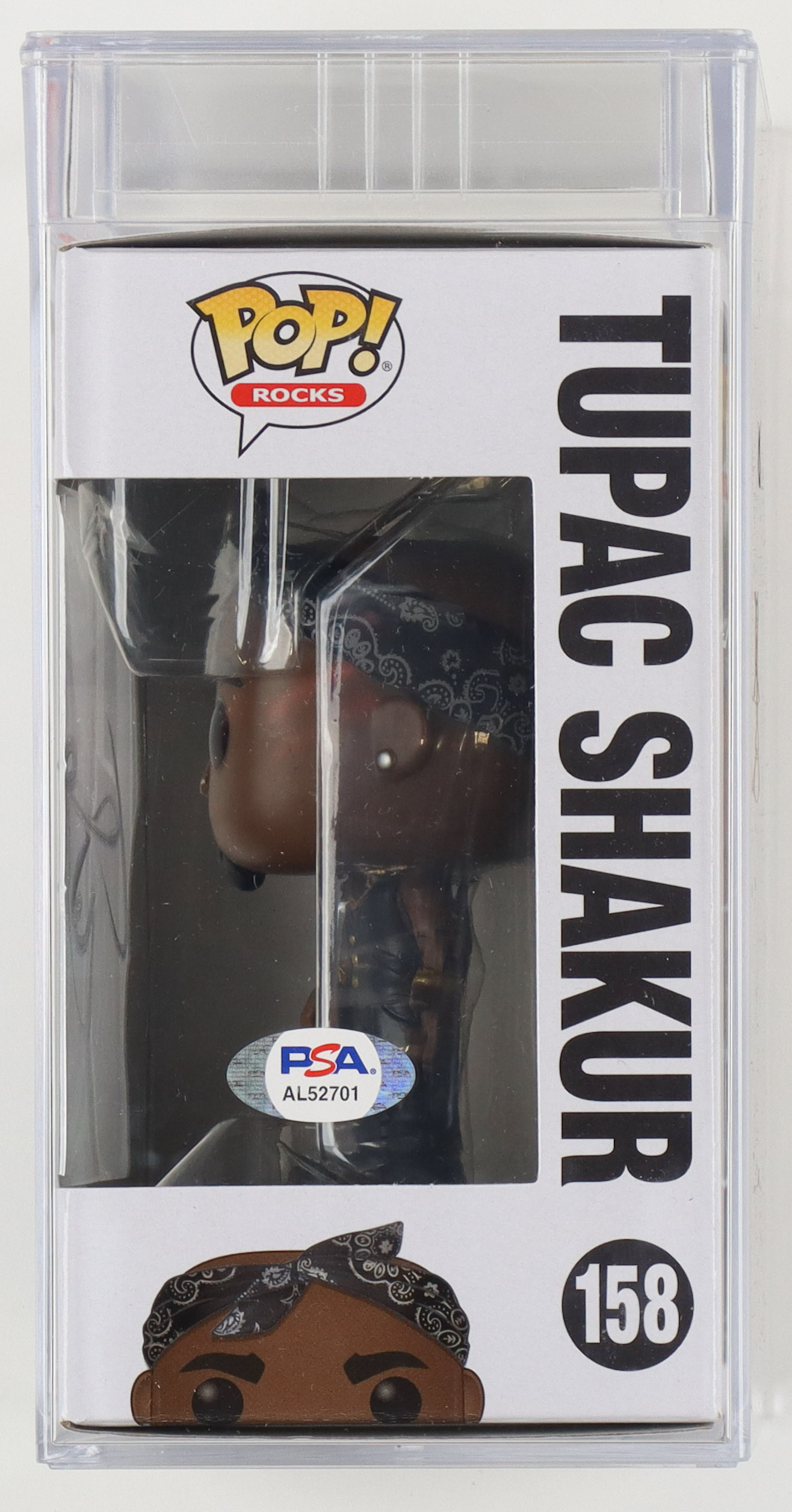 Snoop Dogg Signed 2Pac #158 Tupac Shakur Funko Pop! Rocks Vinyl Figure ...