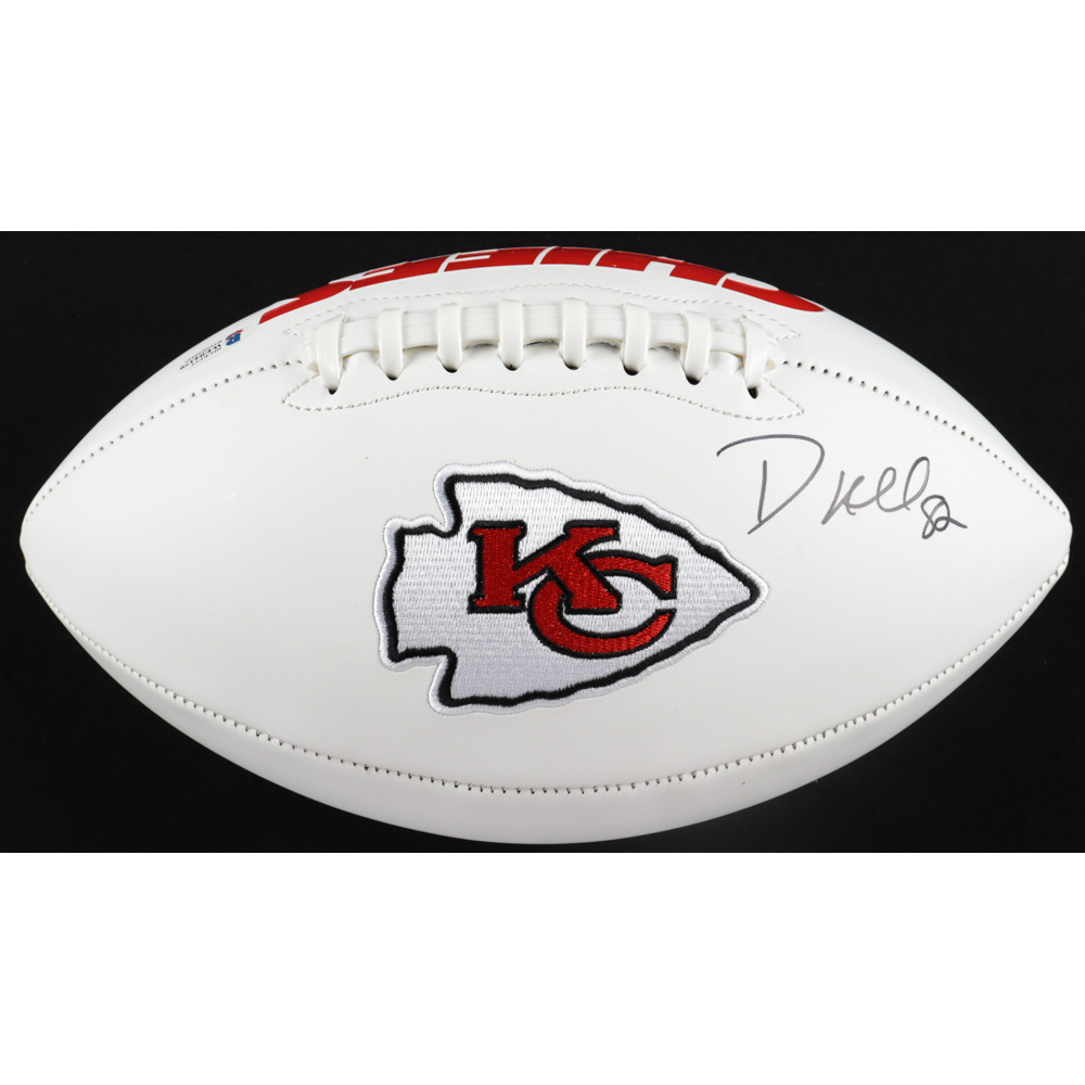 Dante Hall Signed Chiefs Logo Football (Beckett) | Pristine Auction