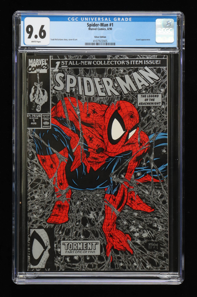 1990 "Spider-man: Torment" Issue #1 Silver Edition Marvel Comic Book ...