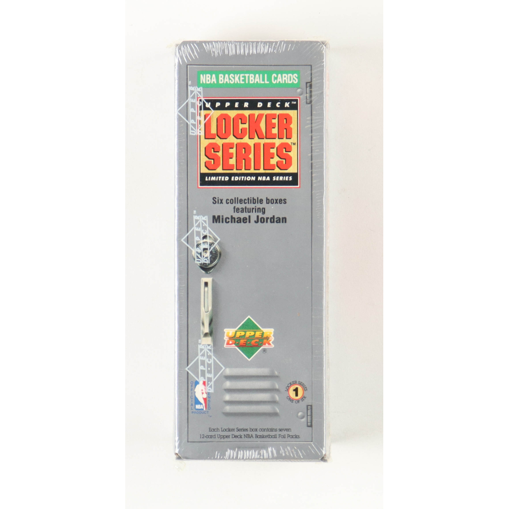 1991 Upper Deck NBA Michael Jordan Locker Series 3 Box with (7) Packs ...