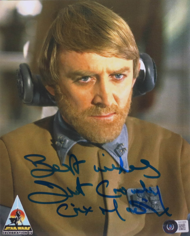 Dermot Crowley Signed "Star Wars" 8x10 Photo Inscribed "Best Wishes ...
