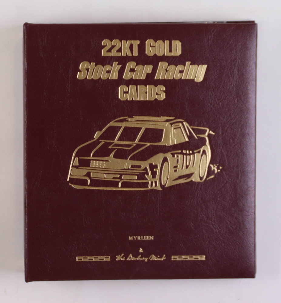 Complete Set of (50) Danbury Mint 22kt Gold NASCAR 'The History of ...