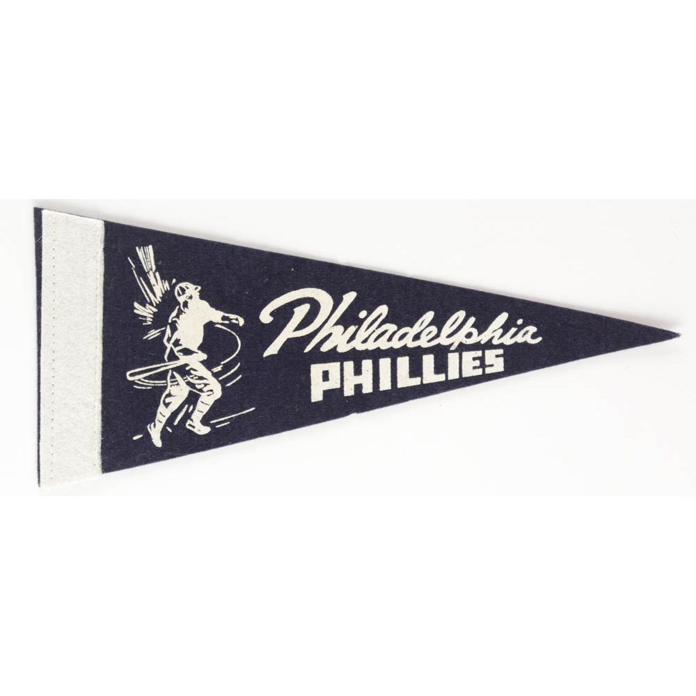 Phillies Vintage 1940's Mini Pennant | Pristine Auction