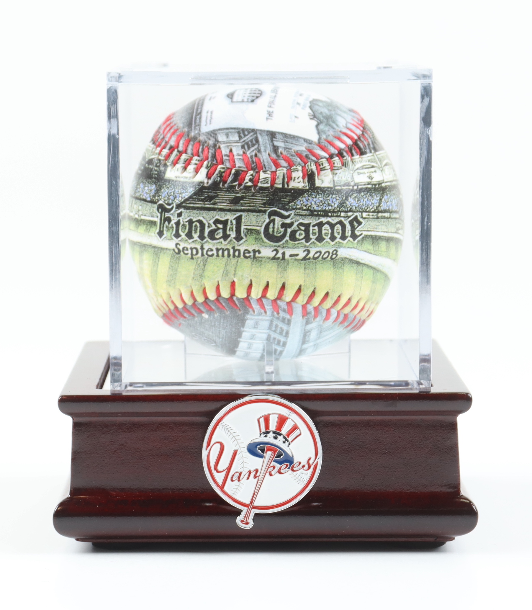 "Last Game at Yankee Stadium" Commemorative Baseball With Old Yankee ...