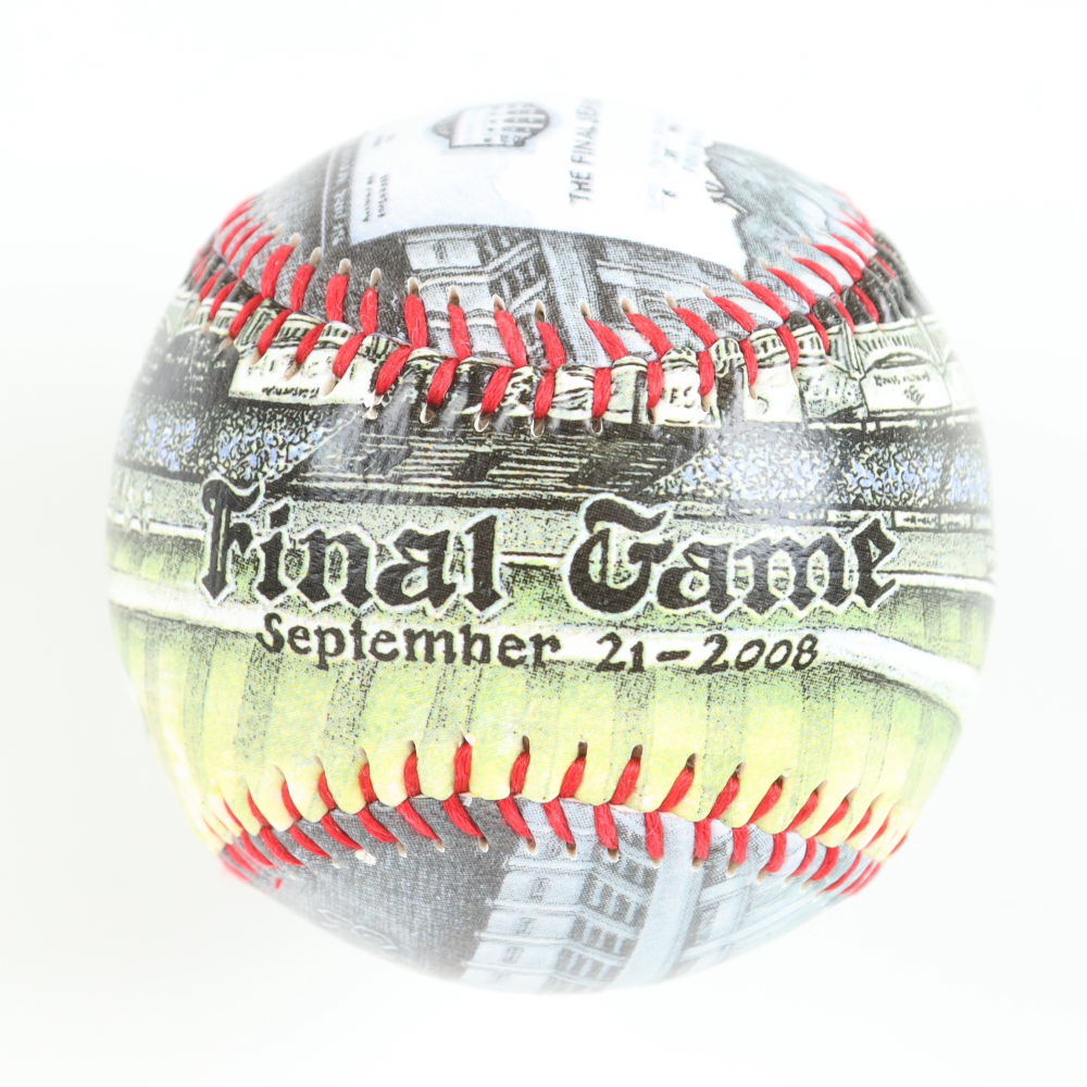 "Last Game at Yankee Stadium" Commemorative Baseball With Old Yankee ...