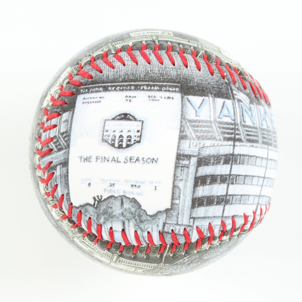 "Last Game at Yankee Stadium" Commemorative Baseball With Old Yankee ...