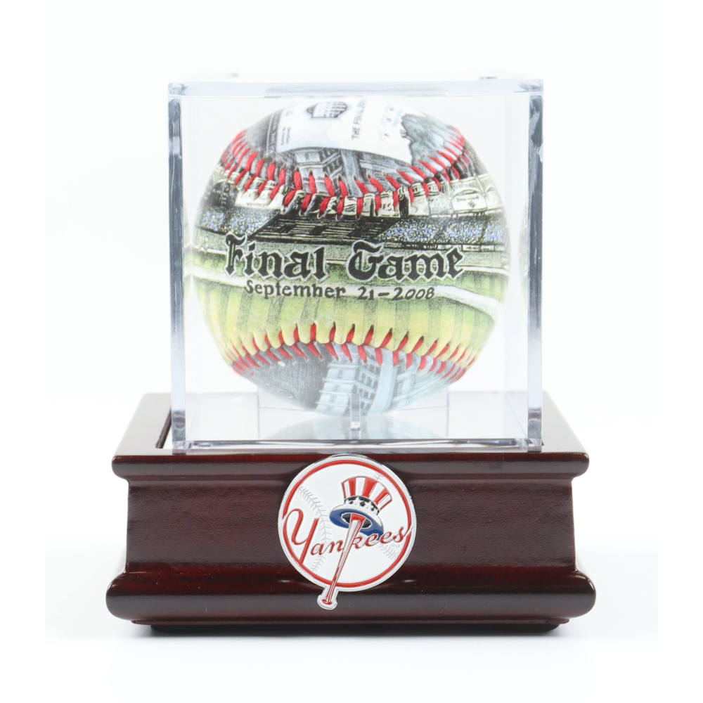 "Last Game at Yankee Stadium" Commemorative Baseball With Old Yankee ...