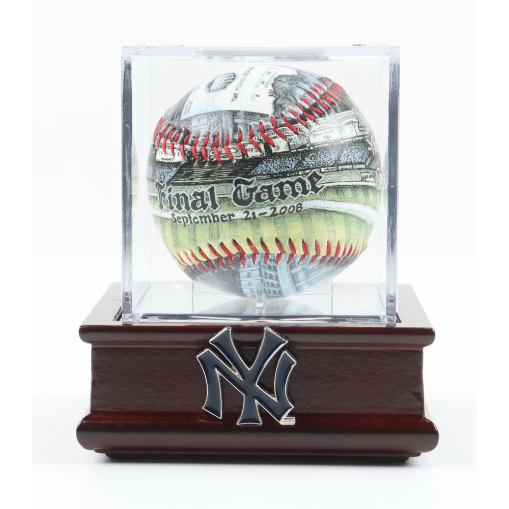 "Last Game at Yankee Stadium" Commemorative Baseball With Old Yankee ...