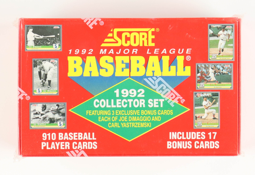 1992 Score Baseball Complete Factory Set of (910) Cards with Manny ...