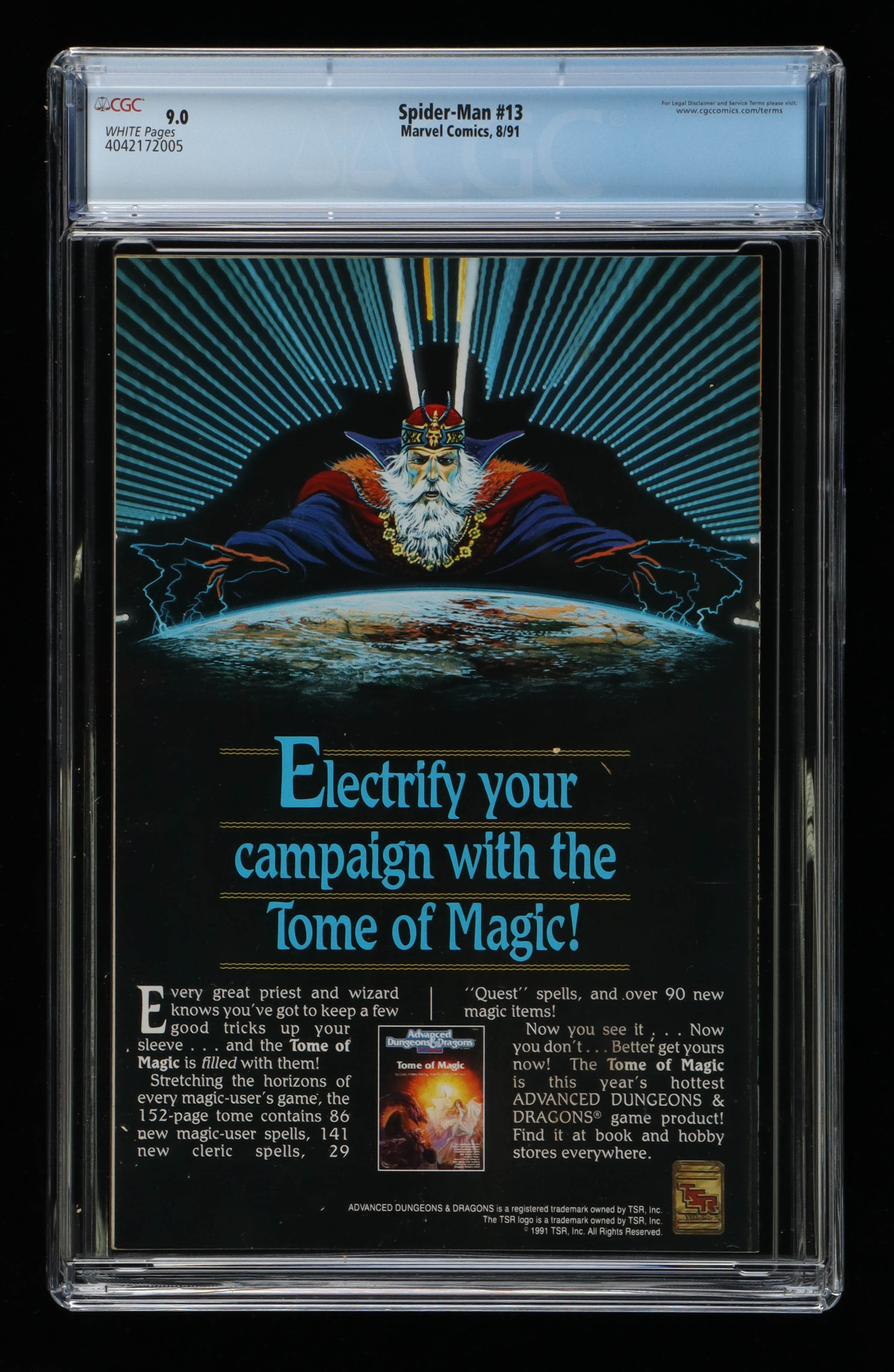 1991 "Spider-Man" Issue #13 Marvel Comic Book (CGC 9.0) | Pristine Auction