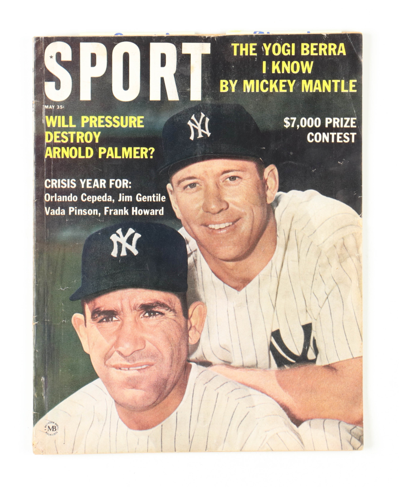 Original May 1963 Sport Magazine with Mickey Mantle and Yogi Berra ...