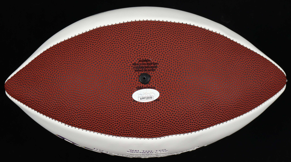 Anthony Harris Signed Vikings Logo Football Inscribed "Skol Vikings ...