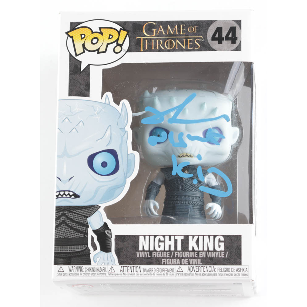 Richard Brake Signed "Game Of Thrones" #44 Night King Funko Pop! Vinyl ...