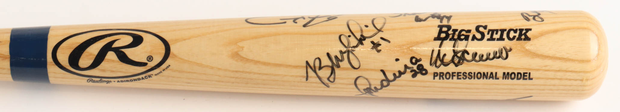 2003 Angels Team-Signed Rawlings Pro Baseball Bat Signed by (12) with ...