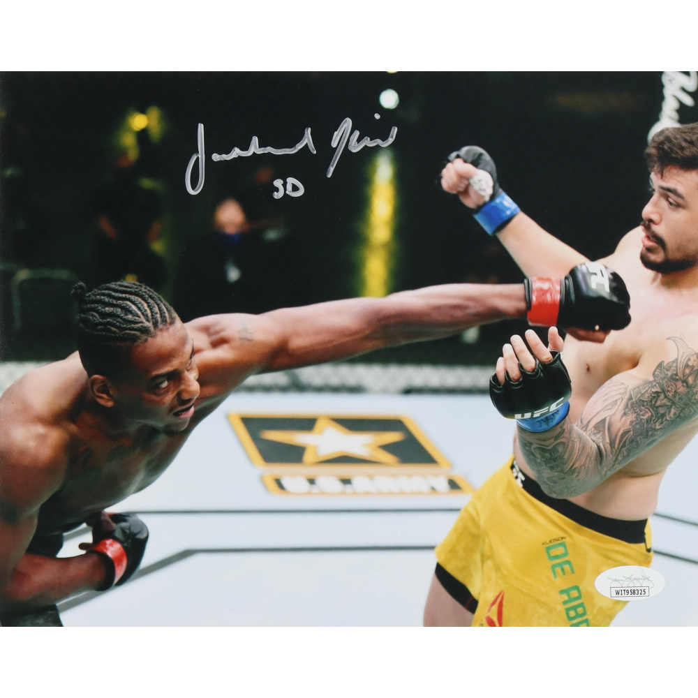 Jamahal Hill Signed UFC 8x10 Photo Inscribed "SD" (JSA) | Pristine Auction