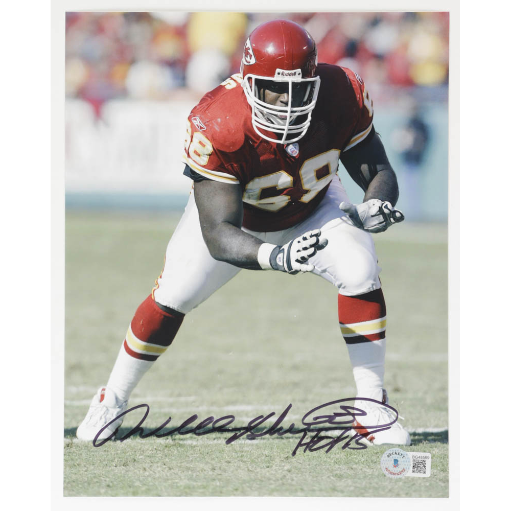 Will Shields Signed Chiefs 8x10 Photo Inscribed "HOF 15" (Beckett ...