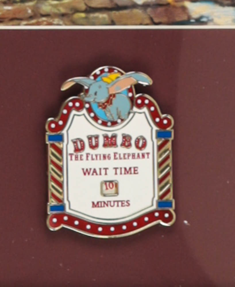 Thomas Kinkade "Dumbo" Custom Framed Print Display With Dumbo Pin ...
