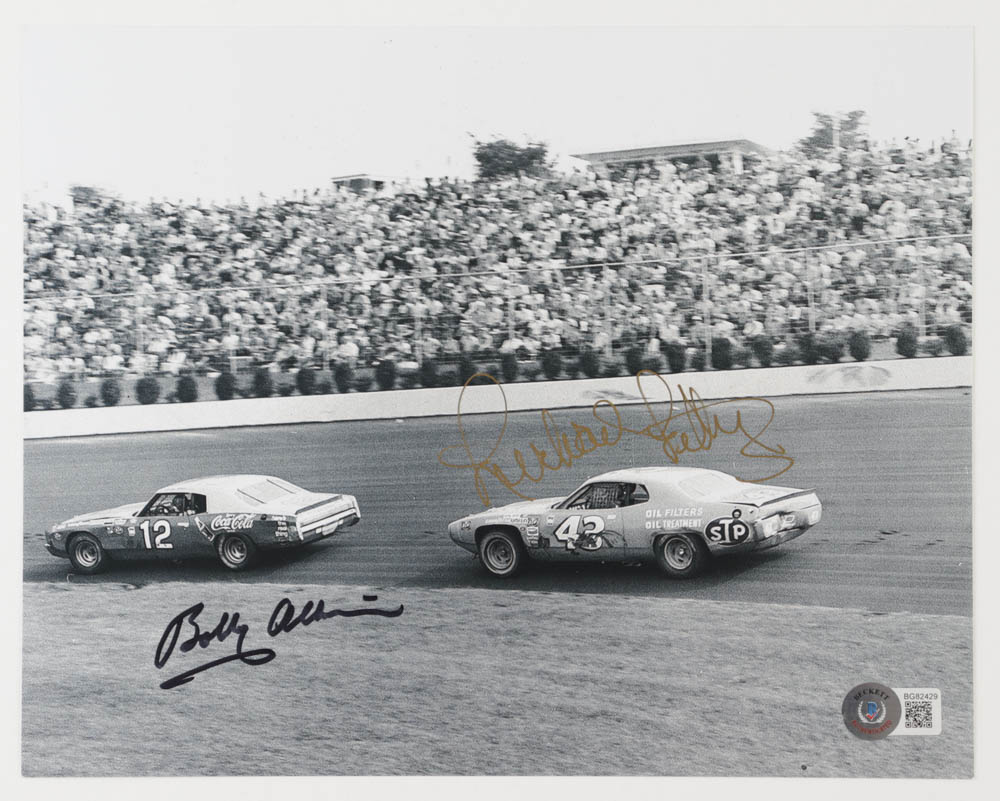 Richard Petty & Bobby Allison Signed 8x10 Photo (Beckett) | Pristine ...