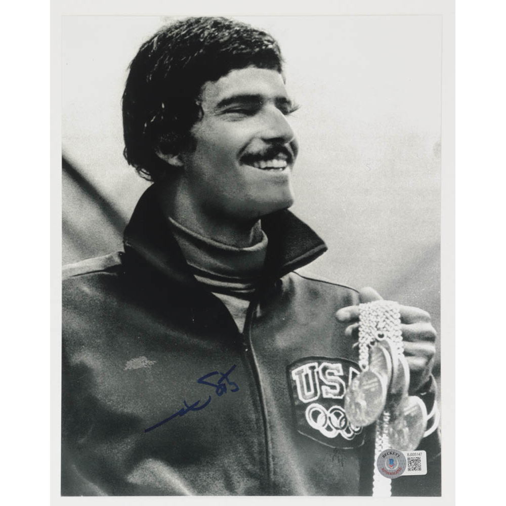 Mark Spitz Signed Team USA 8x10 Photo (Beckett) | Pristine Auction