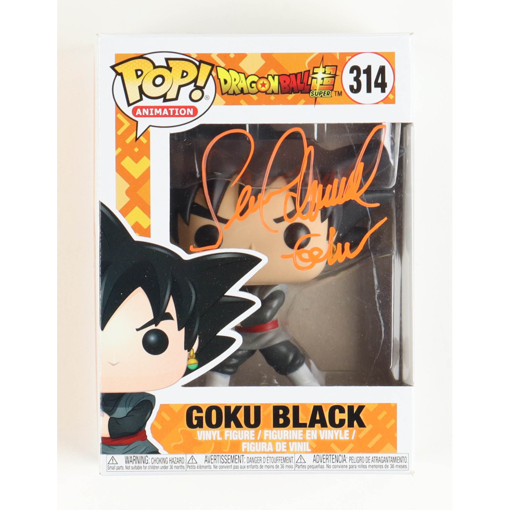 Sean Schemmel Signed "Dragon Ball Super" #314 Goku Black Funko Pop ...