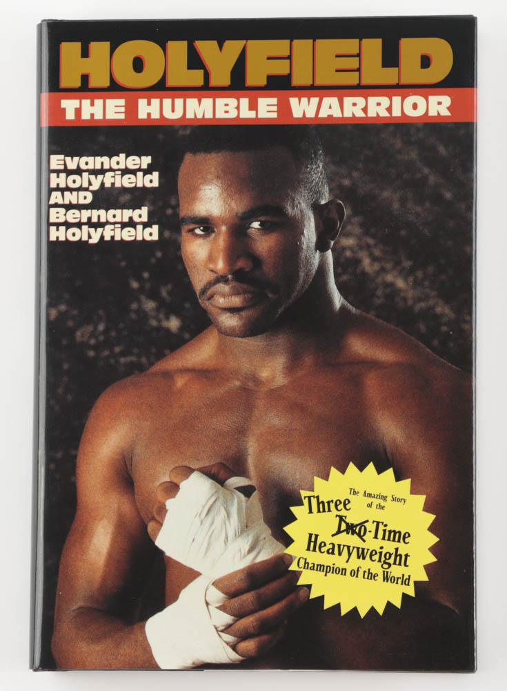 Evander Holyfield Signed "Holyfield: The Humble Warrior" Hardcover Book ...